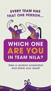 1.3K views · 26 reactions | Yo, Team Nila!  We have a challenge for you: 1) Take a random screenshot of this reel 2) Share the screenshot on your story, and tag us and three other friends Invite your friends to do this challenge too and discover the various volunteer roles that Team Nila offers for all of you! Bonus challenge: Sign up for the volunteer role that you screenshot 朗 | Team Nila | Facebook