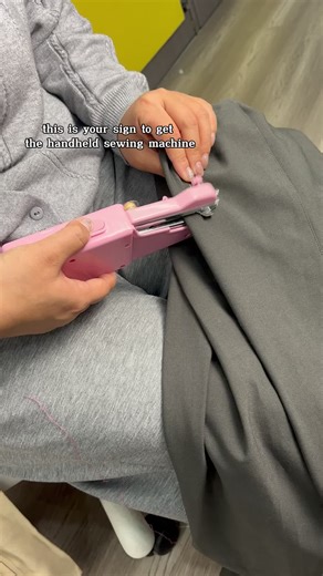 Mini Handheld Sewing Machine for Easy Fabric Crafting