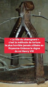 607K views · 1.5K reactions | « La fille du charognard », c’est la méthode de torture la plus horrible jamais utilisée au Royaume-Uni, sous le règne du roi Henry VIII | Le Tribunal Du Net | Facebook