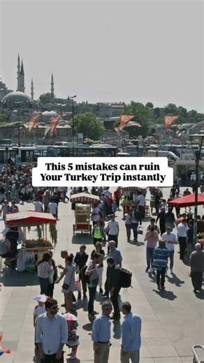 Planning a trip to Turkey? Avoid these 5 common mistakes that can ruin your experience: 1️⃣ Staying far from tram or ferry lines Istanbul and other major cities are huge and spread out. Choosing a hotel far from public transport will eat your time in traffic. Pick a base near tram or ferry lines to move easily and maximize your trip. 2️⃣ Trying to see Europe & Asia in one day The Bosphorus divides Istanbul into two continents. Don’t rush to check both off in a single day — it’s exhausting and yo