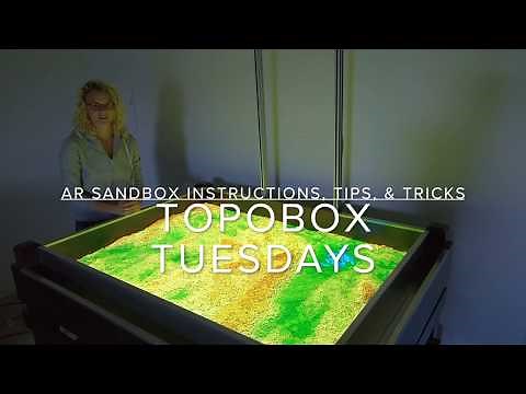 Basic AR Sandbox Operation - Week 1 -TopoBox Tuesdays