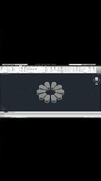 AutoCAD 3D Gear Design | Satisfying to Watch 🔧 #viral #drawing #music #shortsvideo #shorts