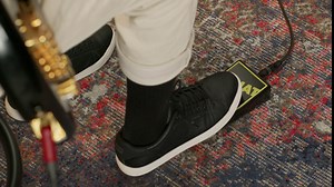 Digital Stomp Box Foot Pedal for Cajon, Guitar and Multi-instrumentalists, Pre-programmed Hihat Sound Sample, 2-YEAR WARRANTY