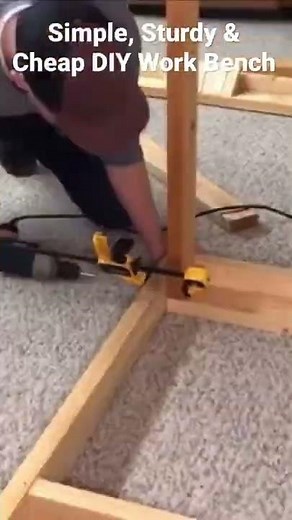 Simple, Sturdy and Cheap DIY Work Bench
