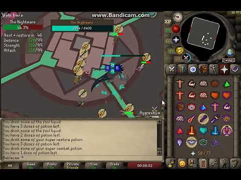 OSRS mass kill - The Nightmare (lvl 814) [NOT A GUIDE]