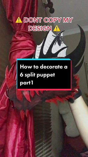 Dragon Puppet Decoration Tutorial: How to Decorate a 6 Split Puppet