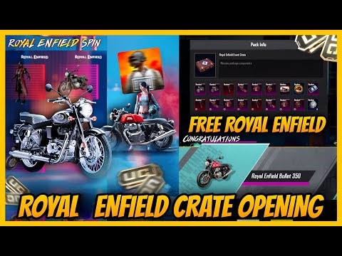 🔥BGMI ROYAL ENFIELD CRATE OPENING l FREE ROYAL ENFIELD TRICK l PEAKY BLINDERS CRATE OPENING