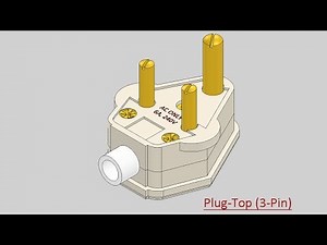 Plug-Top (3-Pin)-Video Tutorial (SolidWorks)