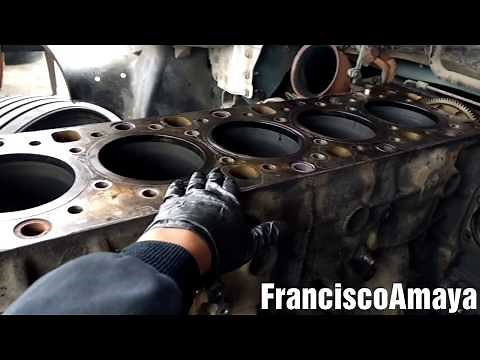 Freightliner Cascadia DD13 DD15 DD16 cylinder liner replacement engine overhaul rebuilt part 1