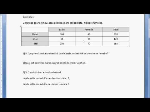 Comment réaliser et interpréter un tableau à double entrée pour résoudre un problème de probabilité?
