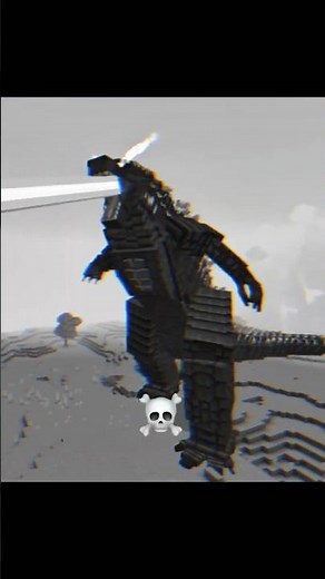 Evolved Godzilla MOD in Minecraft #minecraftgodzilla #minecraftshorts #minecraftedit #minecraft