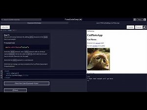 FreeCodeCamp - Responsive Web Design - Step 71 of 71 - Learn HTML by Building a Cat Photo App