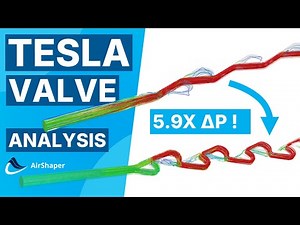 Tesla Valve explained using CFD simulations!