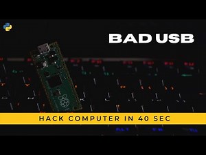 Bad USB hacks computer in 40 seconds || Raspberry Pi-Pico