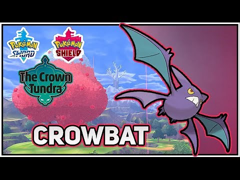 EASY CROWBAT SWORD & SHIELD!!!! Where to catch Crowbat in Crown Tundra