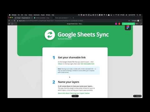 How to Use Google Sheets Sync Figma Plugin