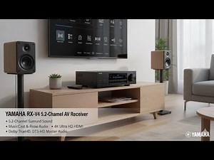 Yamaha RX-V4A AV Receiver Review | 5.2-Channel 4K Home Theater with MusicCast