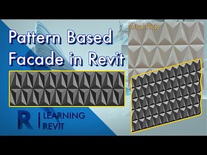 HOW TO CREATE FACADE USING PATTERN BASED CURTAIN PANELS | REVIT TUTORIAL FOR BEGINNERS