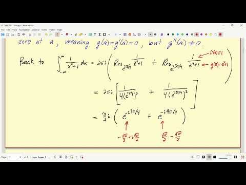 Lec 22 - Applications of the residue theorem (Purdue University)