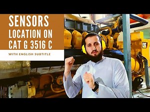 CATERPILLAR GENERATOR G3516C ALL SENSORS LOCATION & MOUNTING (T.C,RTD.SPEED,CRANK,TIMING,MP) K.ENGNR