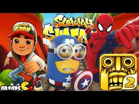 Despicable Me 2 Minion Unlimited Spiderman Temple Run 2 Subway Surfers World Tour Paris