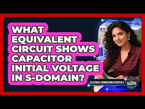 What Equivalent Circuit Shows Capacitor Initial Voltage in S-Domain?