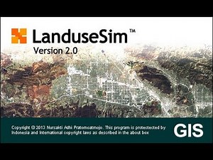 LanduseSim 2.0: Basic Tutorial - Land Use/Cover Change Modeling (Urban Growth Simulation)