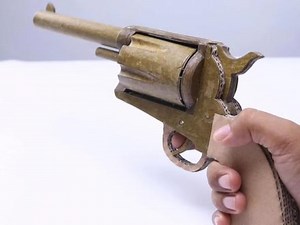 自制左轮手枪 #手工diy #创意手工 #手工