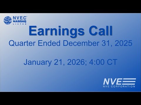 Earnings Call, Quarter Ended December 31, 2025