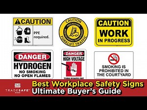 Best Workplace Safety Signs - Ultimate Buyer’s Guide