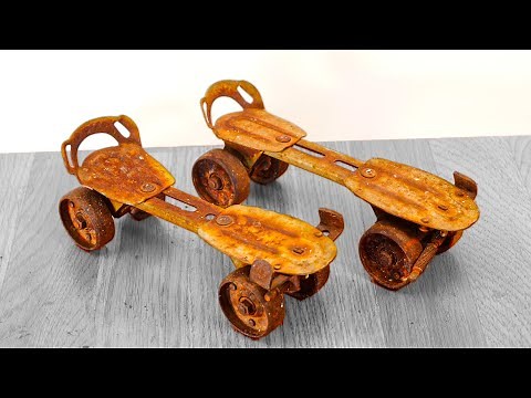 Extremely Rusty Vintage 1950's Chicago Roller Skates