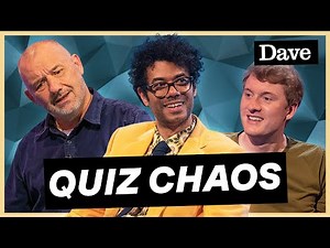 Quiz Chaos With Richard Ayoade! | Question Team | Dave