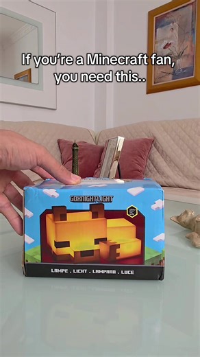 Every Minecraft fan needs this FOX lamp on their setup! 🦊 #minecraft #gamerroom #minecraftsetup #gaminglamp #pixelart ✨ Perfect for cozy vibes, gaming nights, or the ultimate Minecraft room.