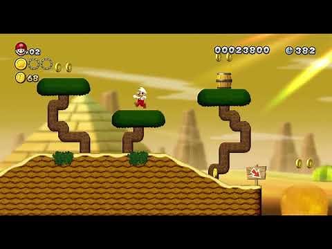 NSMBW Custom Level - Fossil Search