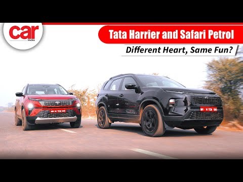 Tata Harrier and Safari Petrol Review I Different Heart, Same Fun? I Car India