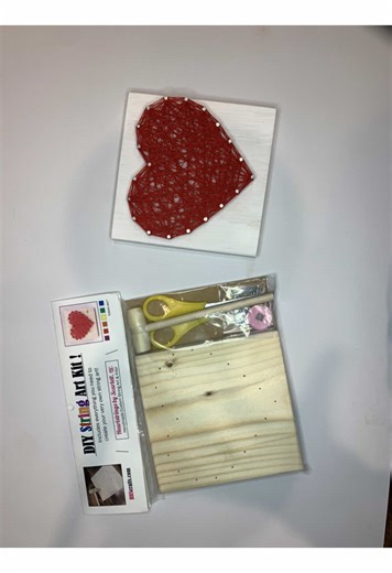 DIY Heart String Art Kit - Crafting Made Fun