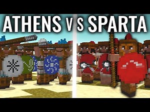 Minecraft ATHENS VS SPARTA | Peloponnesian War