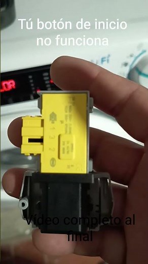 Boton de inicio de lavadora Candy no funciona solución fácil. Azlo tú mismo.#lavadora #candy #facil