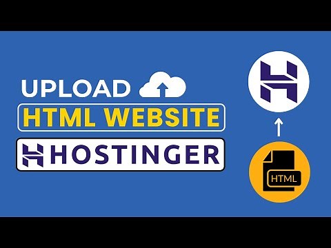 How To Upload Html Website On Hostinger 2025 | Host Html Website Hostinger | Hostinger Upload Html