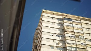 Murcia city apartment blocks, Spanish city urban residential housing