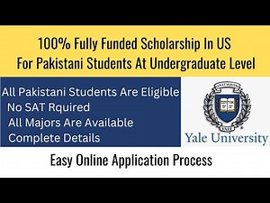 Yale University Scholarships for International Students | Yale Scholarship Application Process