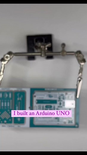 Watch as @arduinote goes from through-hole parts to an assembled Arduino board using the Make Your UNO Kit! #arduino #arduinoprojects #arduinoproject