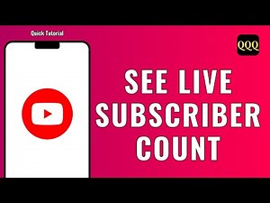 HOW TO SEE LIVE YOUTUBE SUBSCRIBER COUNT