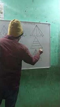 Number of Triangles Trick 🔺 | Easy Maths Short