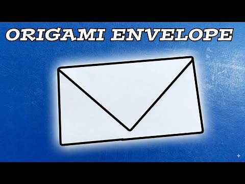 How to Make a Paper Envelope Without Glue and Scissors Quick and Easy