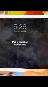 Can’t remember your #passcode and iPad is #disabled ? Here’s how you #unlock it😍 #apple #ipad #ios