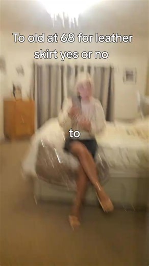 53K views · 1.2K reactions | Am I too old for a leather skirt? 50+   oapchat.com/go/chat | OAP Dating | Facebook