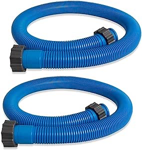 29060E Pool Hoses for Above Ground Pools-1.5" Diameter 59" Long Pool Pump Hose Replacement for In tex Pool Accessory Hose, Fit for 1,500 Higher GPH Filter Pumps Saltwater Systems Sand Filters, 2 Pack