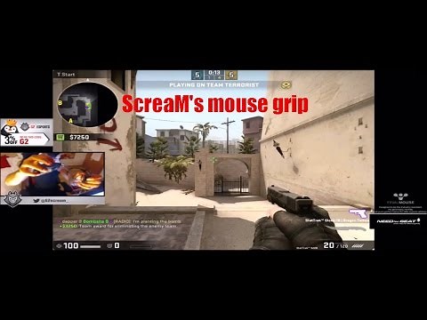 ScreaM's mouse grip