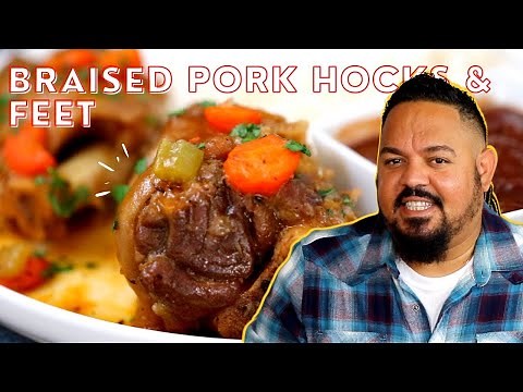 Braised Pork Hocks recipe with pork feet